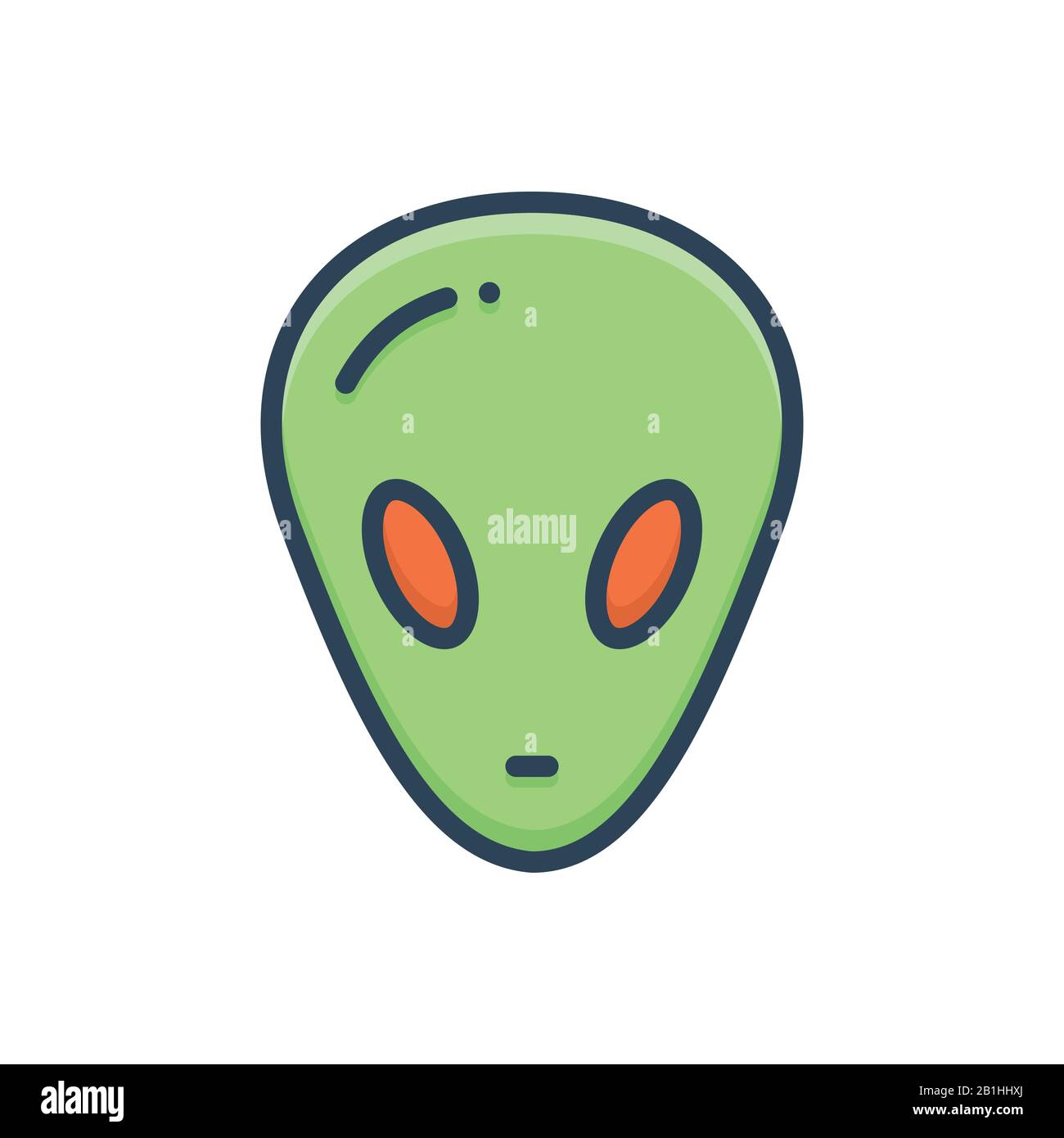 Illustration of alien Cut Out Stock Images & Pictures - Alamy