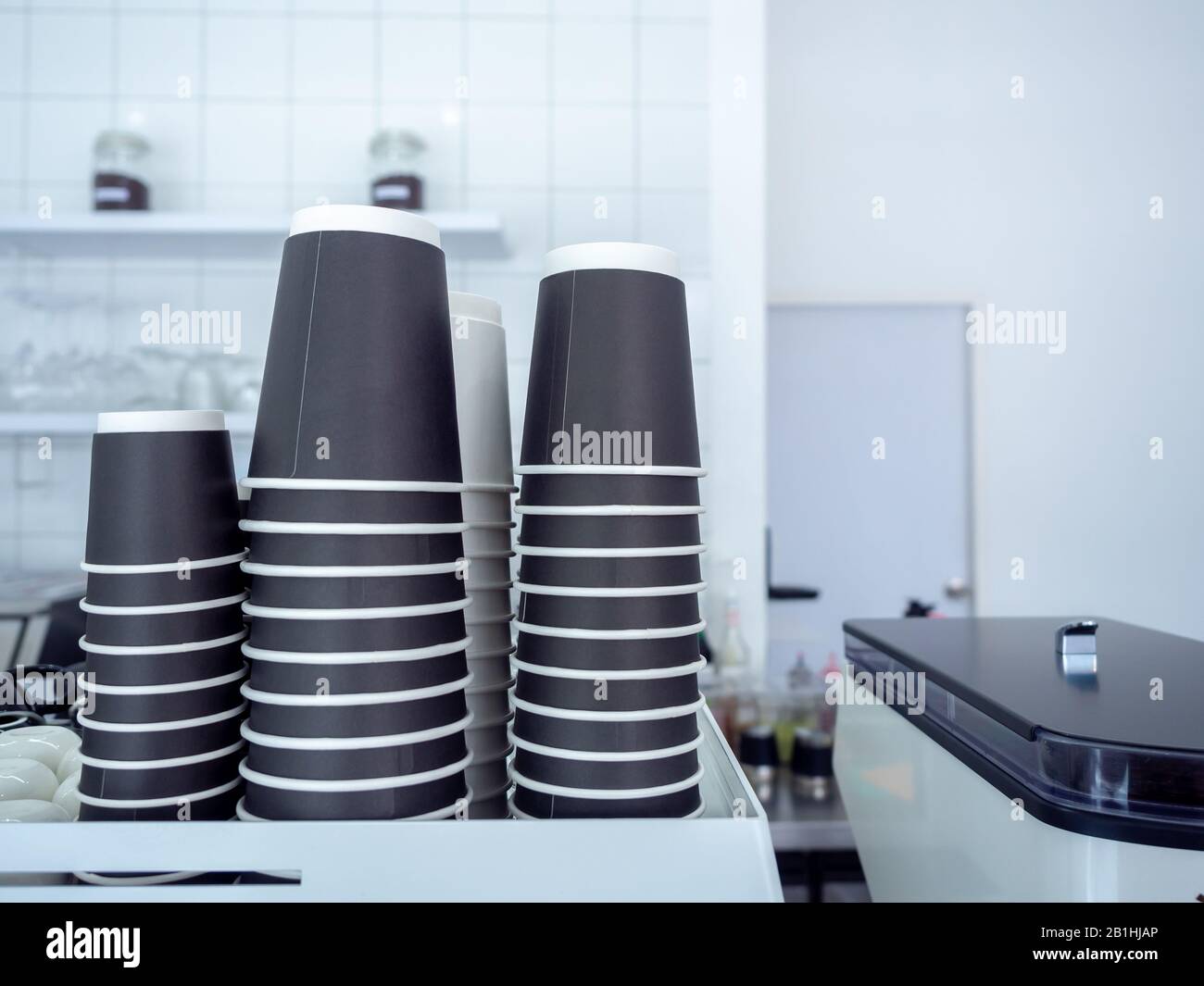 Takeaway coffee cup on shelf hi-res stock photography and images - Alamy