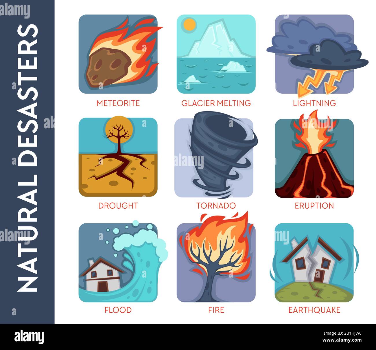 Earthquake flood drought natural disasters hi-res stock photography and ...