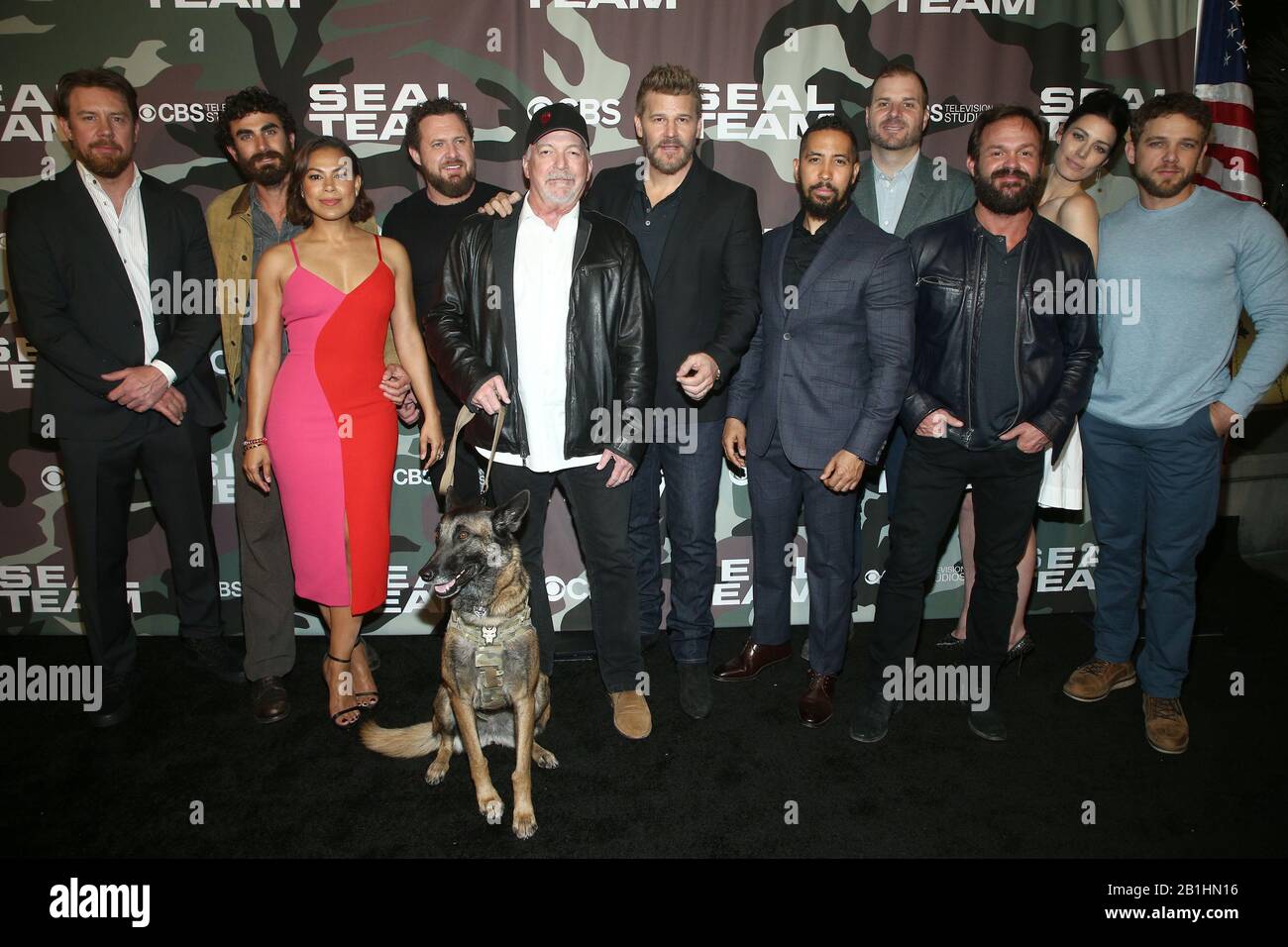 Hollywood, California, USA. 25th Feb, 2020. Justin Melnick, Neil Brown ...