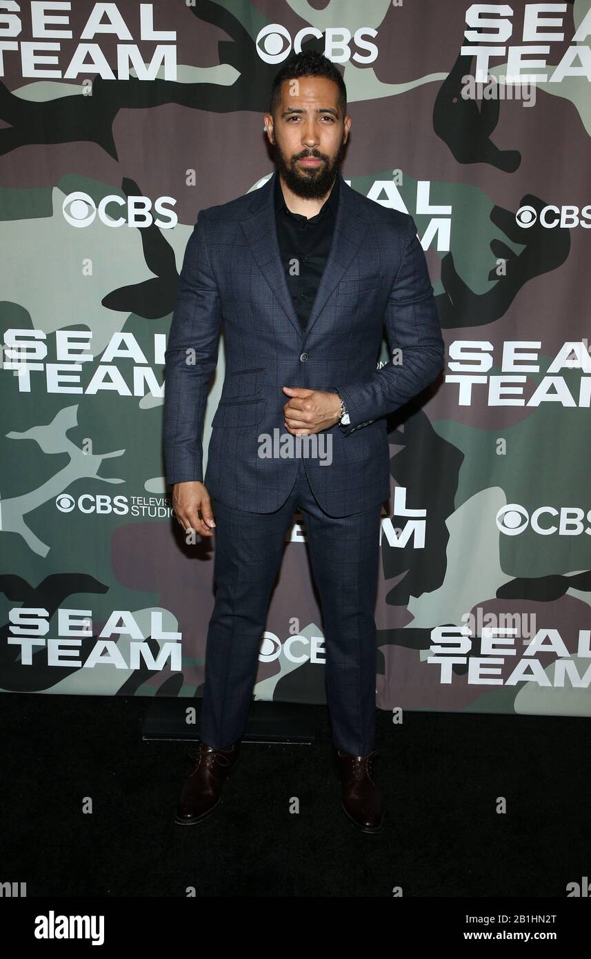 25 February 2020 - Hollywood, California - Neil Brown Jr. SEAL Team' TV ...