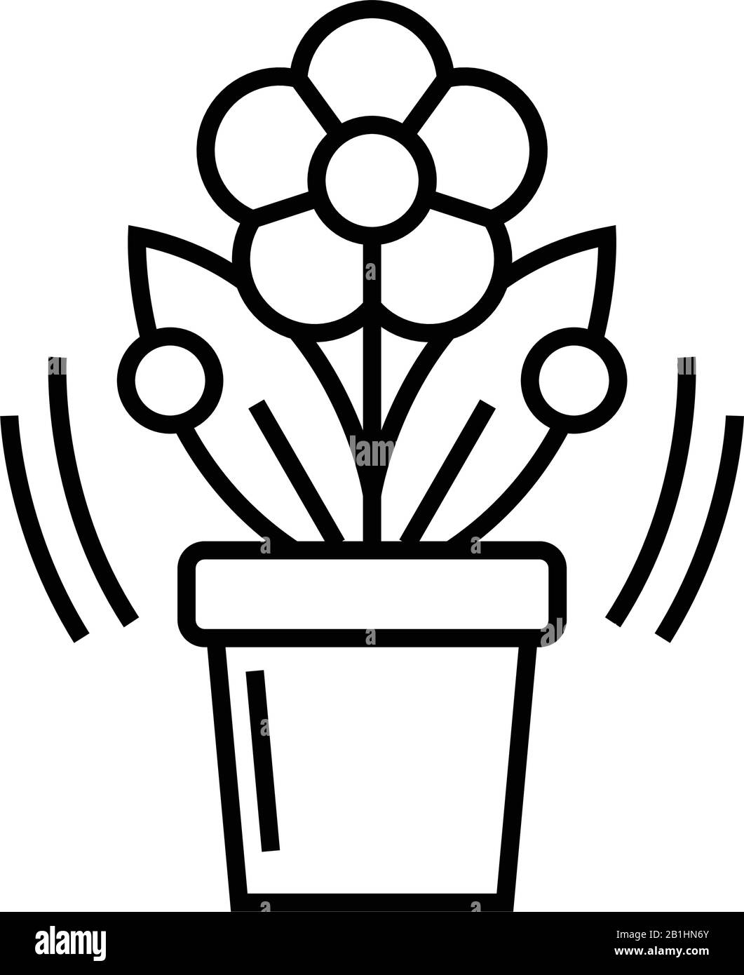 Flower Pot Outline Clip Art