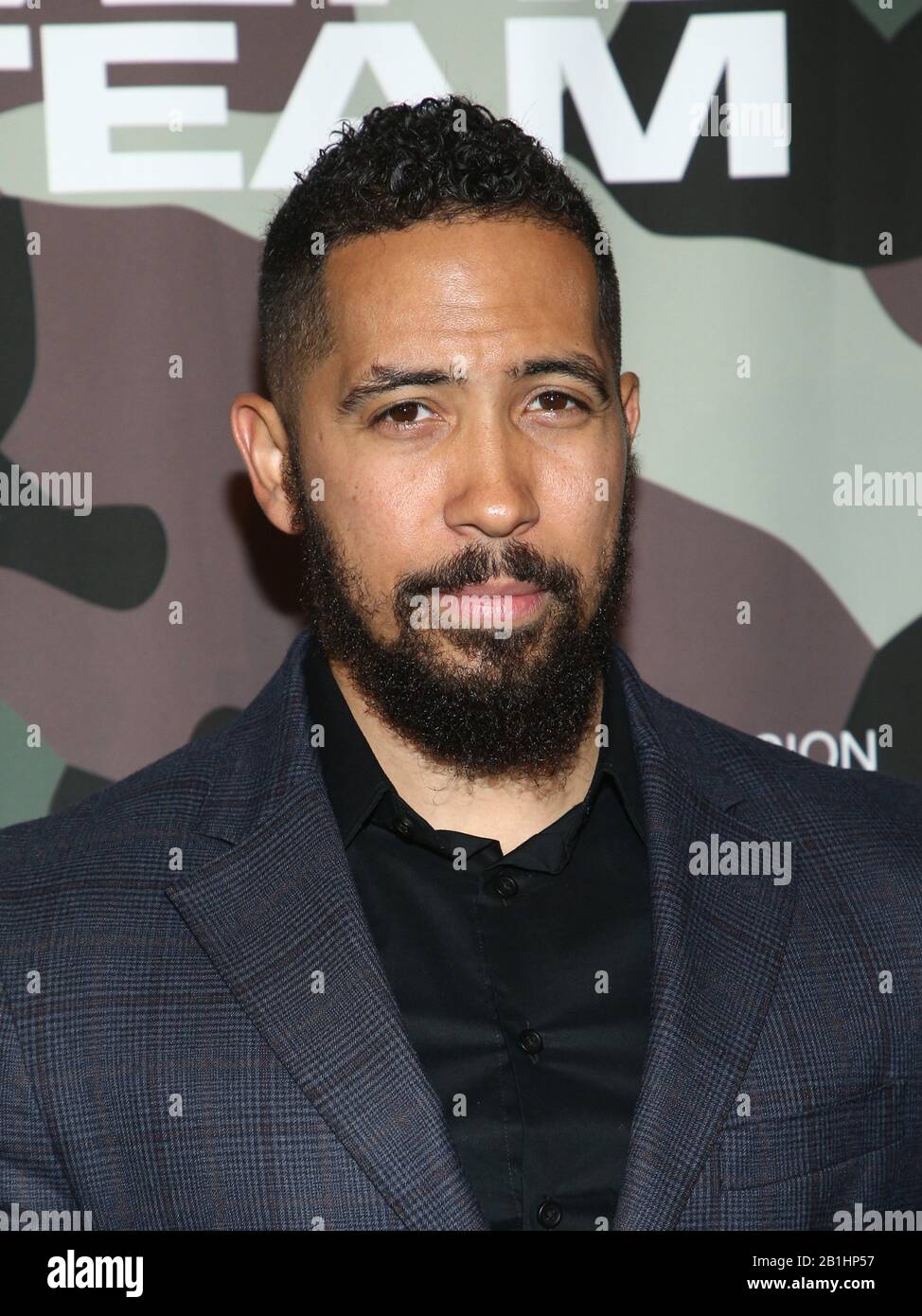 25 February 2020 - Hollywood, California - Neil Brown Jr. SEAL Team' TV ...