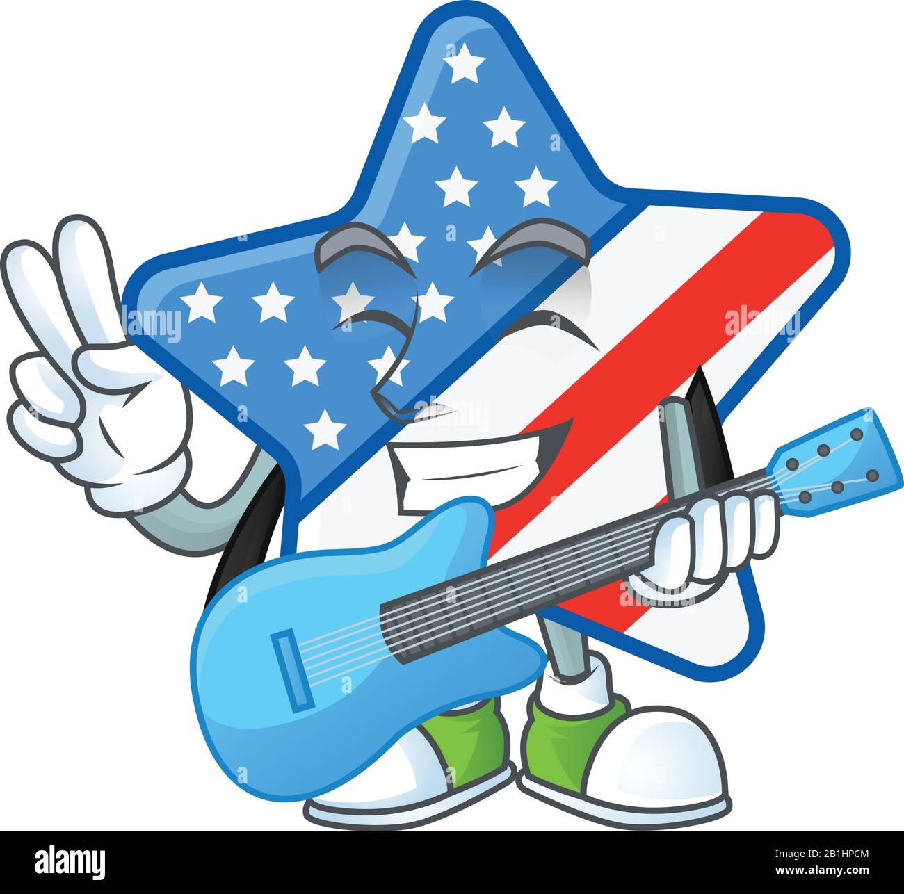 Playing pop star Stock Vector Images - Alamy