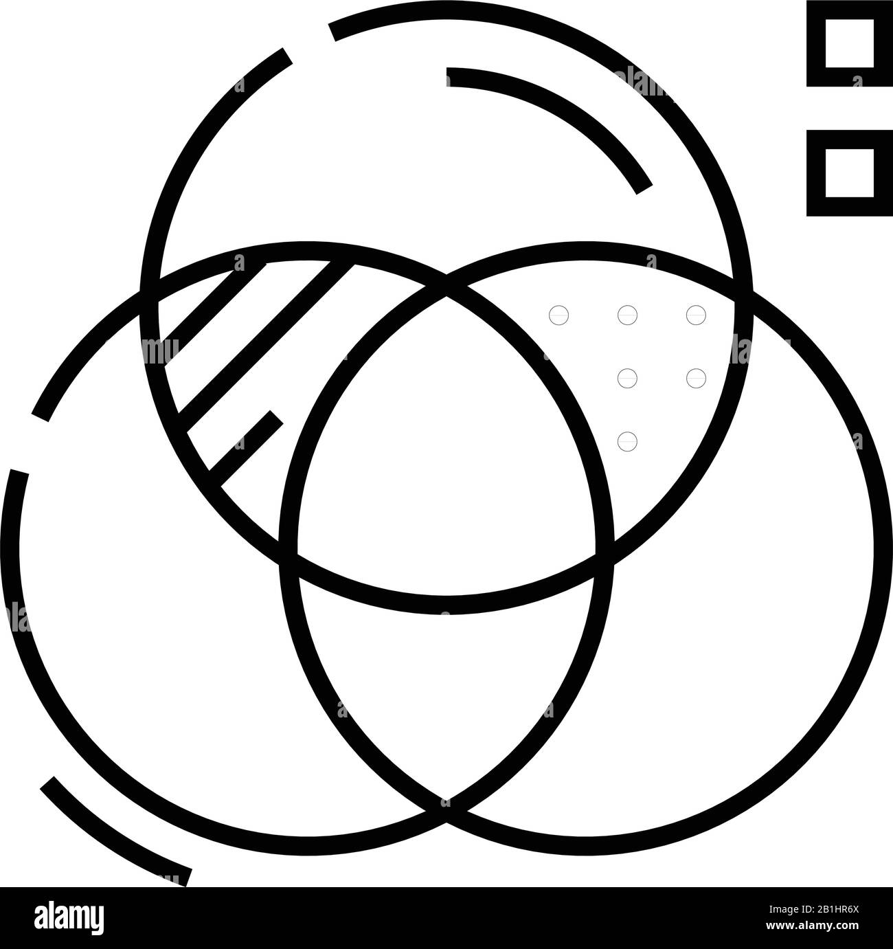 Filters line icon, concept sign, outline vector illustration, linear ...