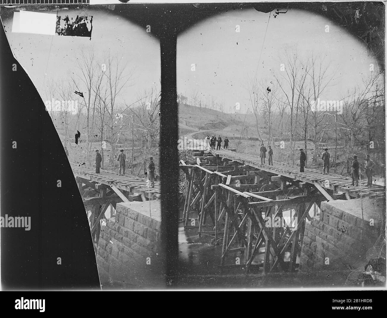 Antique railroad bridge photo hi-res stock photography and images - Alamy