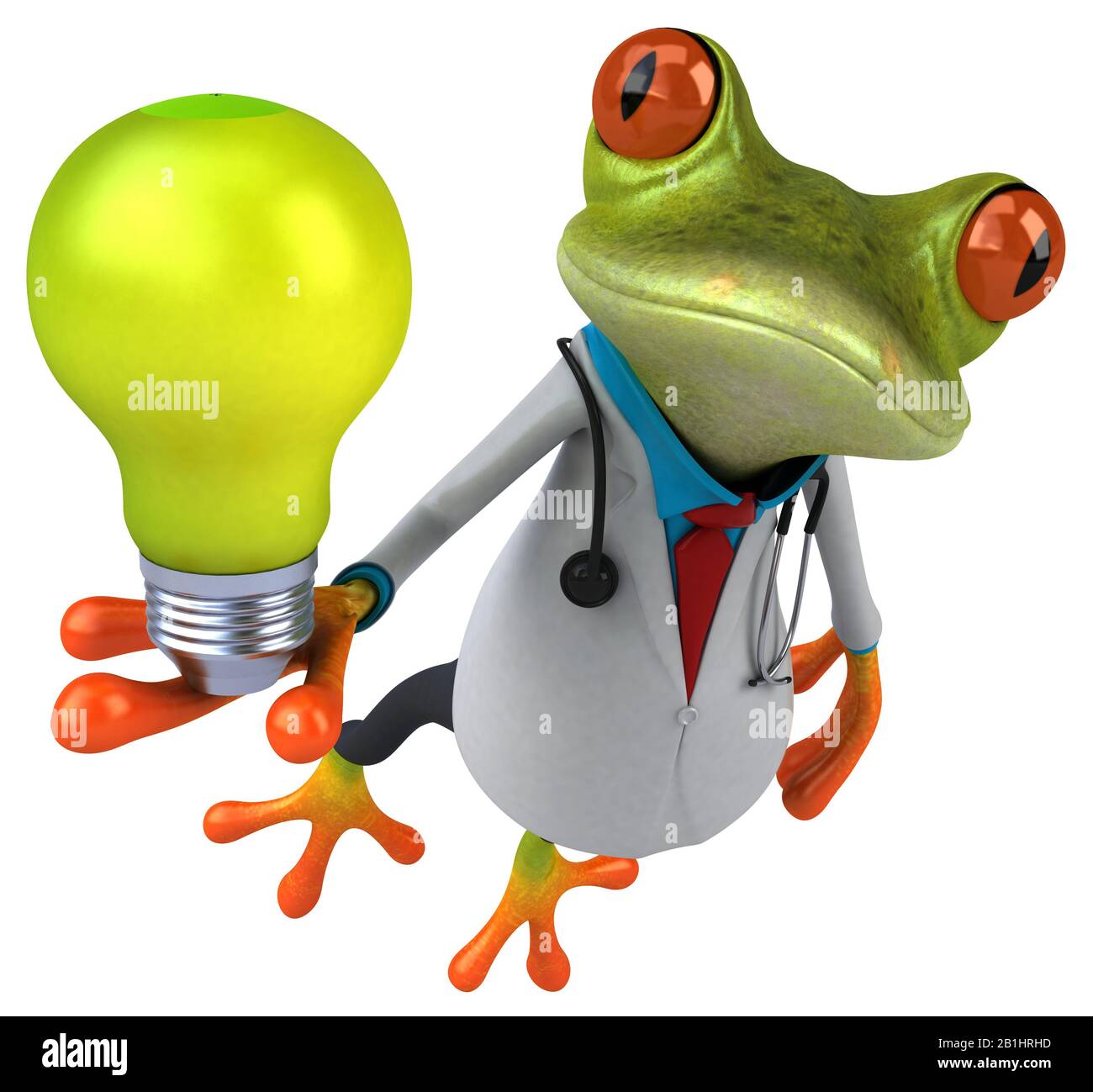 Frog doctor - 3D Illustration Stock Photo - Alamy