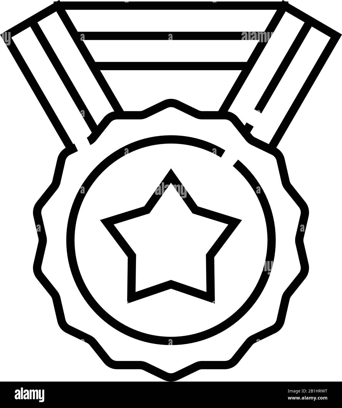 Game rewards line icon, concept sign, outline vector illustration ...