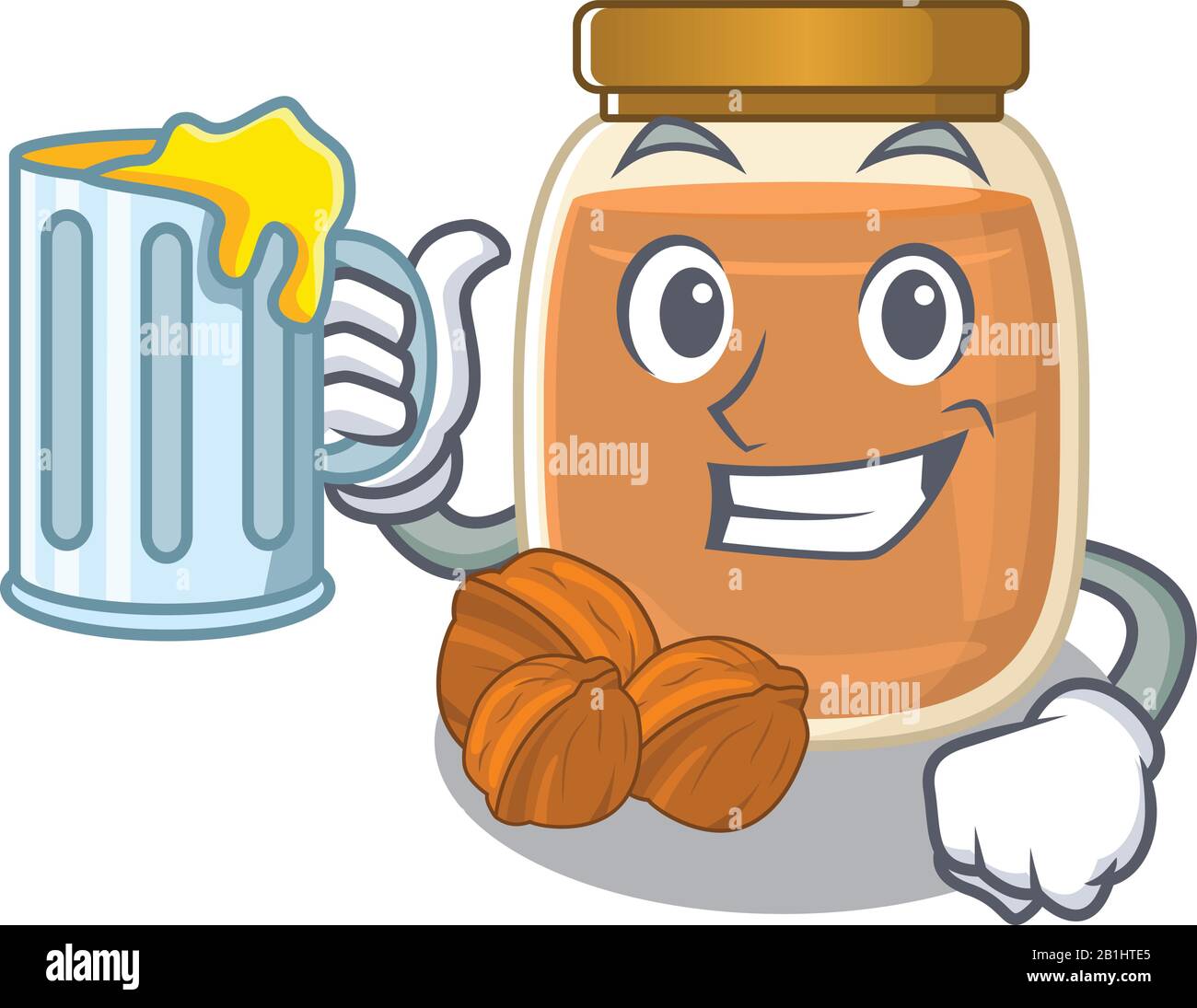 Walnut liquor Stock Vector Images - Alamy