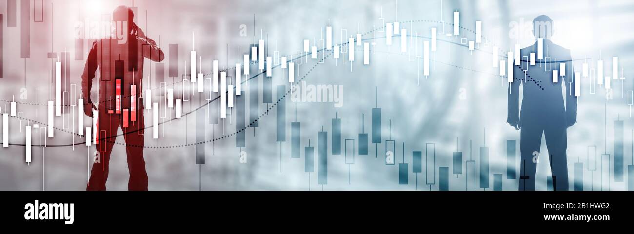 Financial Stock Market Graph. Website Economic Banner Stock Photo - Alamy