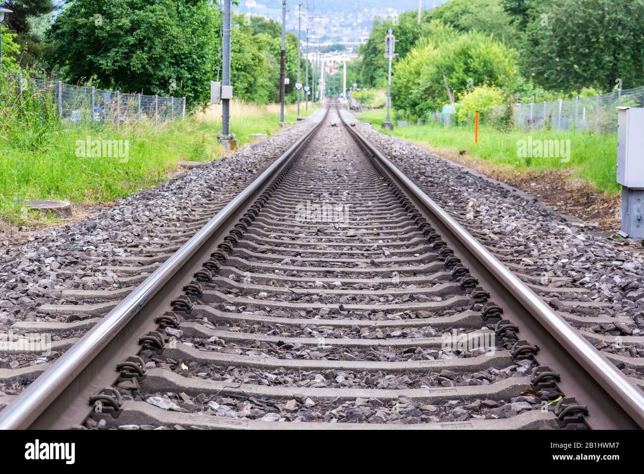 Pre stressed concrete sleepers hi-res stock photography and images - Alamy