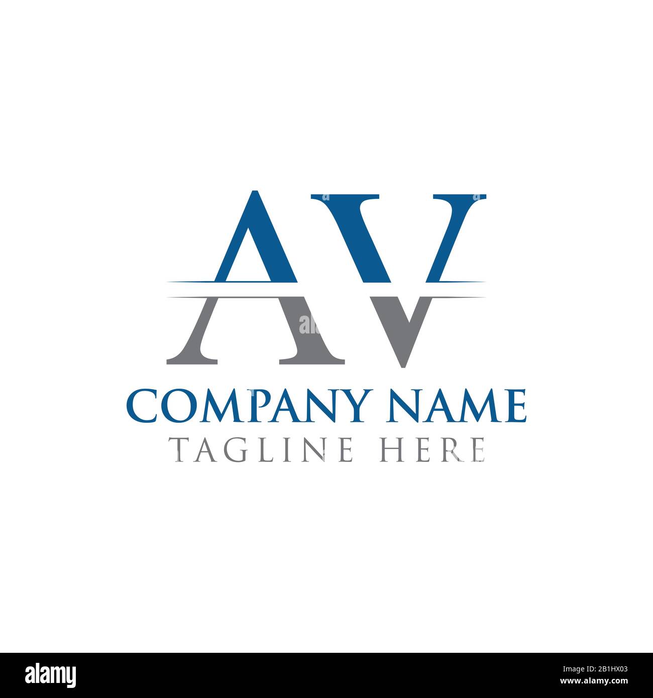 Initial AV Letter Logo With Creative Modern Business Typography Vector Template. Creative ...