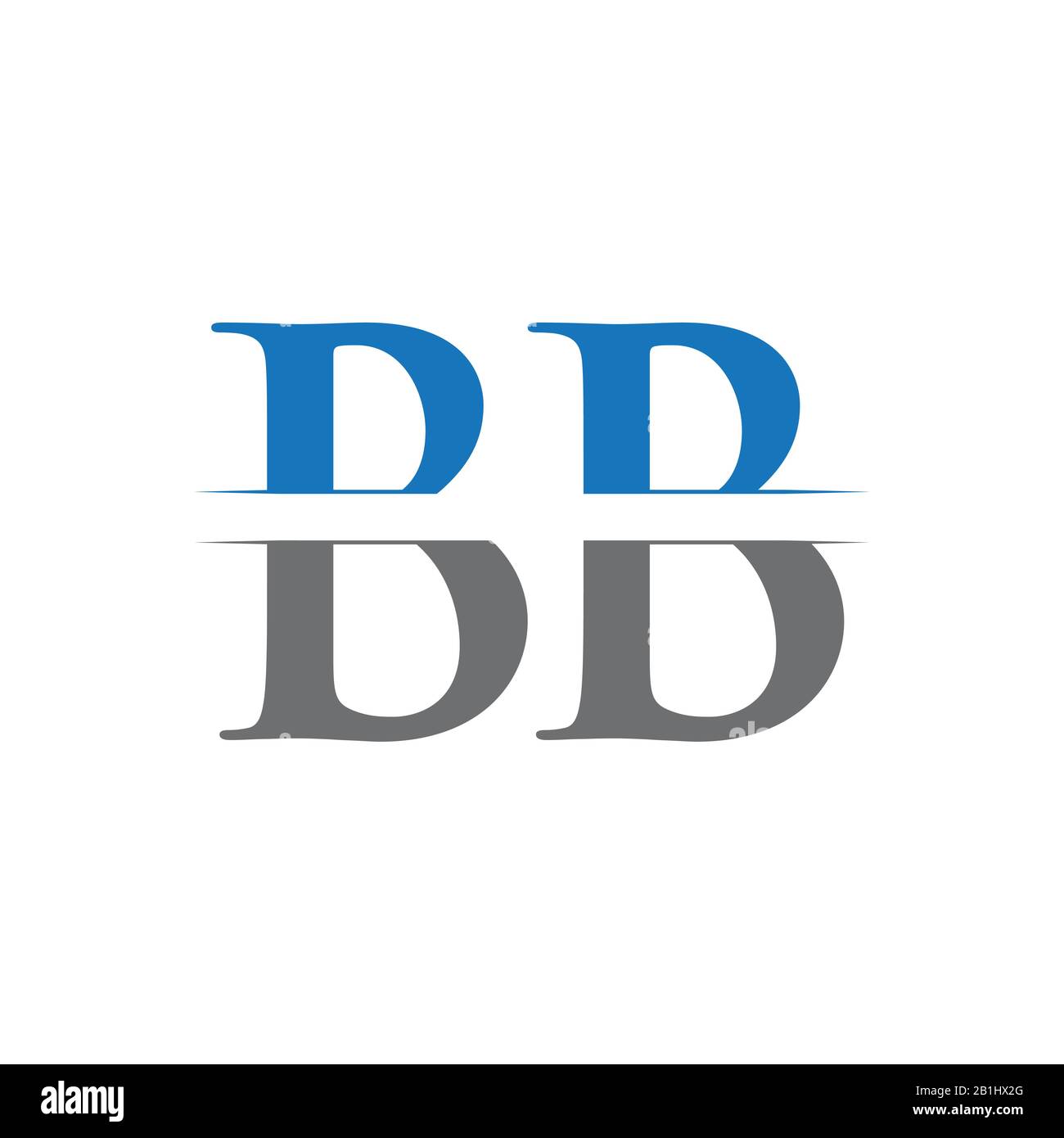 Initial BB Letter Logo With Creative Modern Business Typography Vector ...