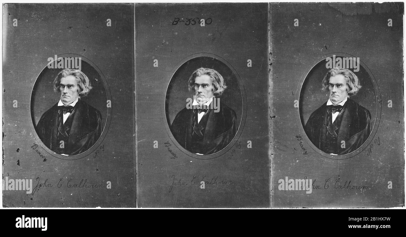 John calhoun portrait Black and White Stock Photos & Images - Alamy