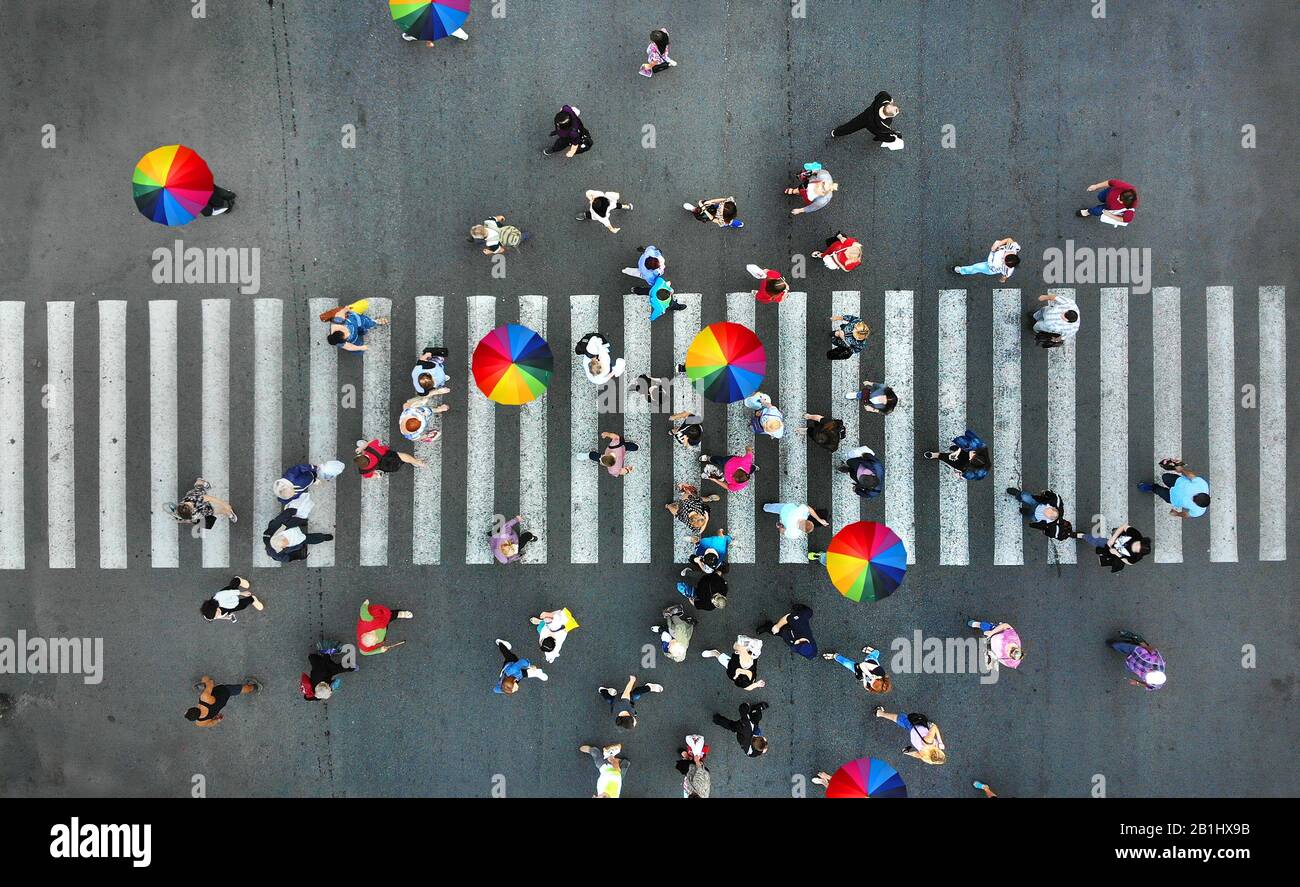Rainbow Pedestrian Crossing High Resolution Stock Photography and ...