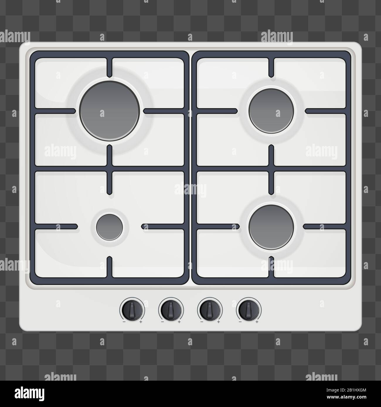 surface of gas stove Stock Vector Image & Art - Alamy