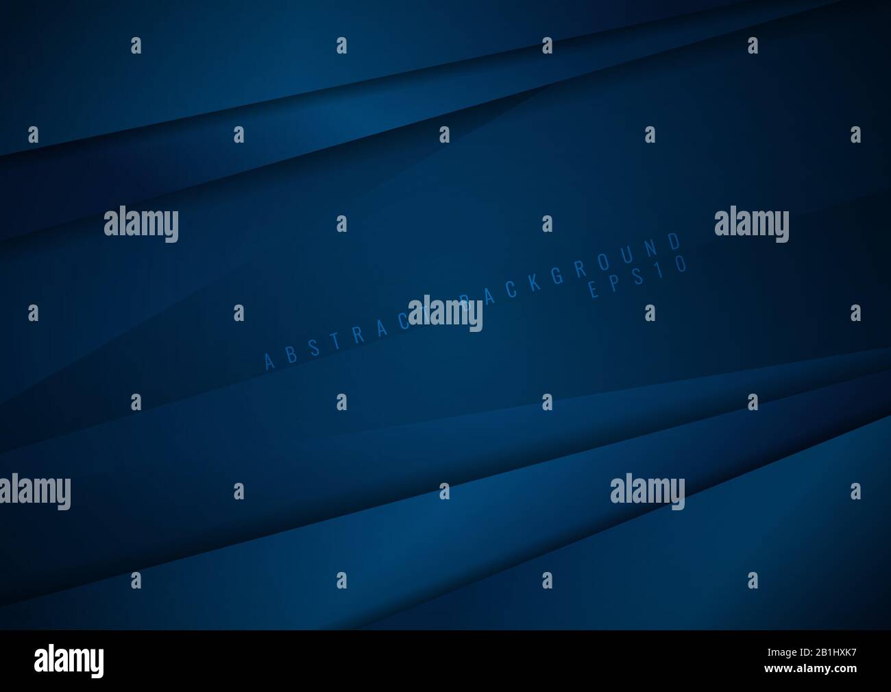 Abstract Dark Blue Paper Background Triangles Shape Overlapping Layer
