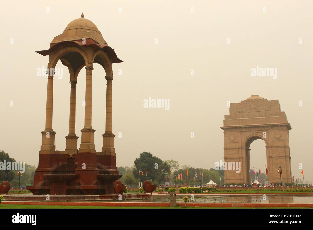 30 October 2019, Delhi, India. View of India Gate, Delhi Stock Photo ...