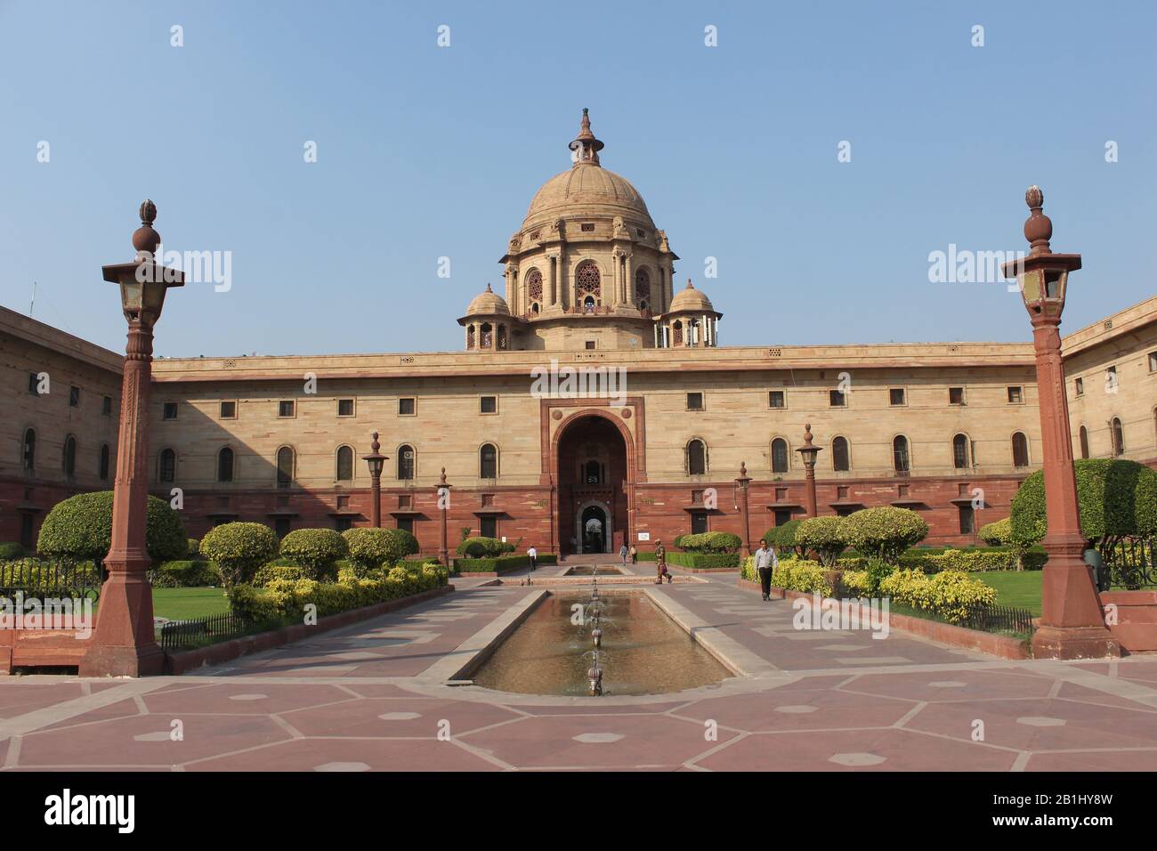 5 November 2019, Delhi, India. View of central secretariat building ...