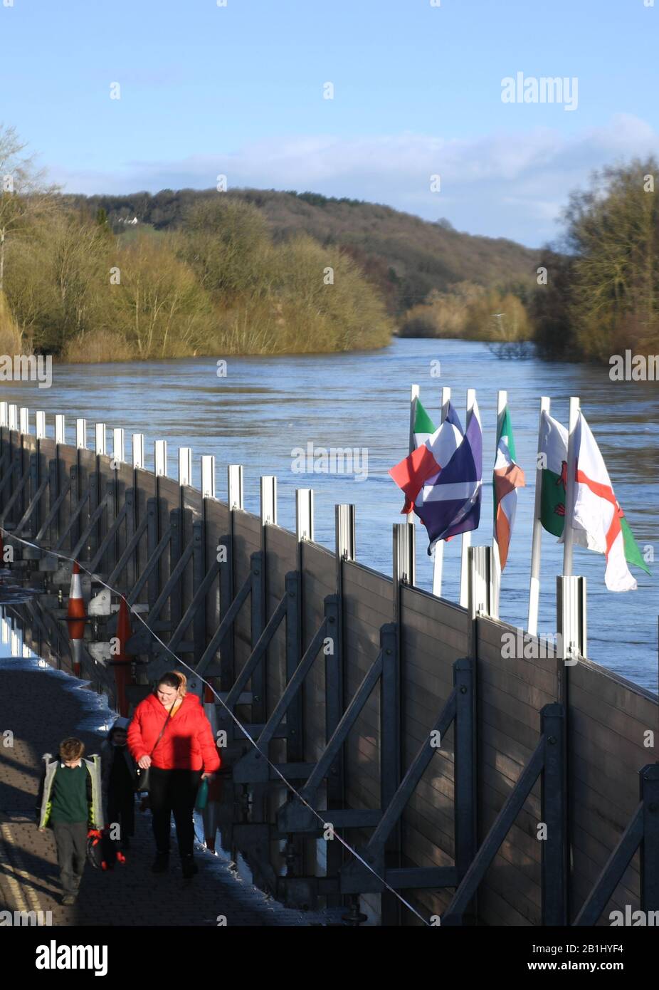 Bewdley flood defences hi-res stock photography and images - Alamy