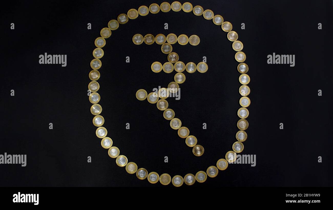 Indian rupee symbol hi-res stock photography and images - Alamy