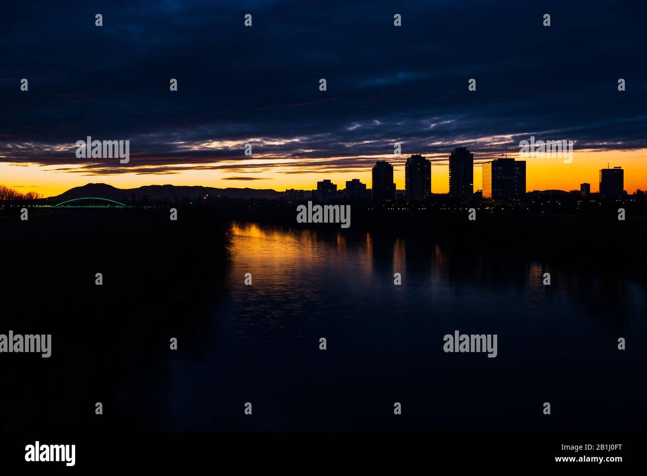 Zagreb river sava embankment hi-res stock photography and images - Alamy