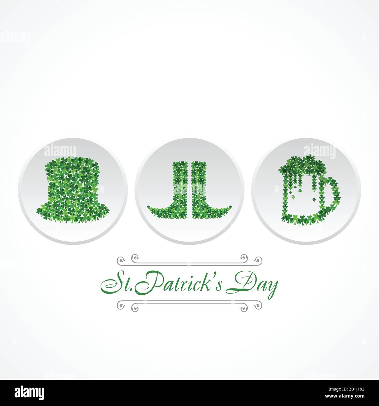 Vector illustration of Happy Saint Patrick's Day Stock Vector Stock ...