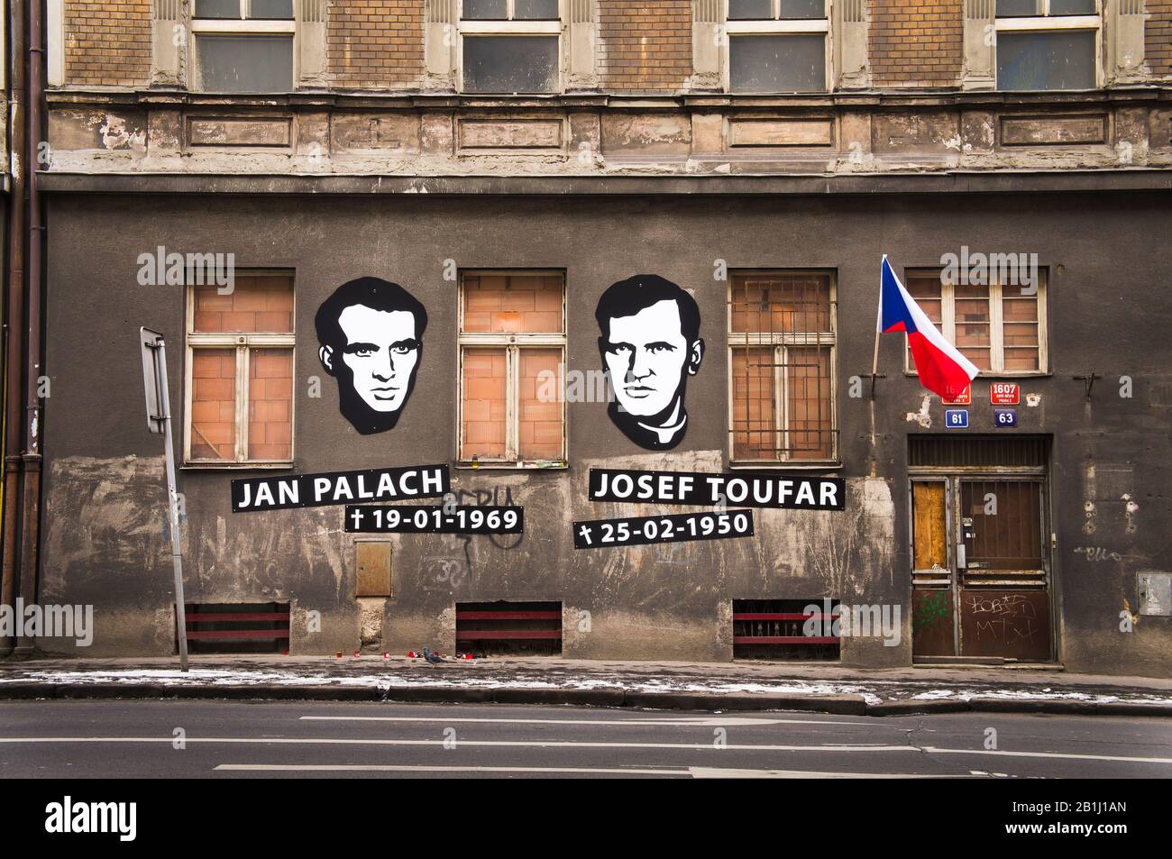 The Jan Palach and Josef Toufar Memorial by designer Otakar Dusek on ...