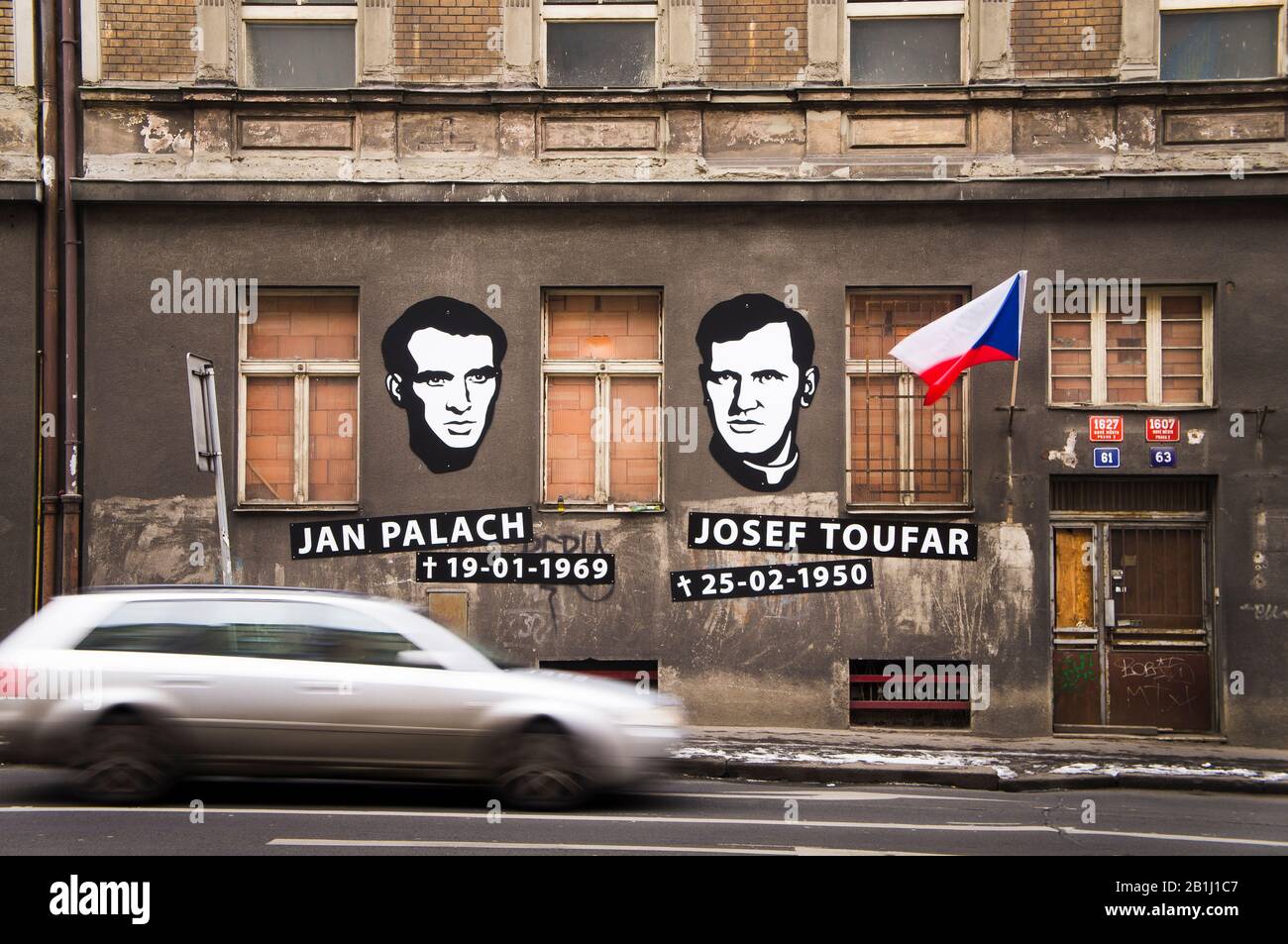 The Jan Palach and Josef Toufar Memorial by designer Otakar Dusek on ...