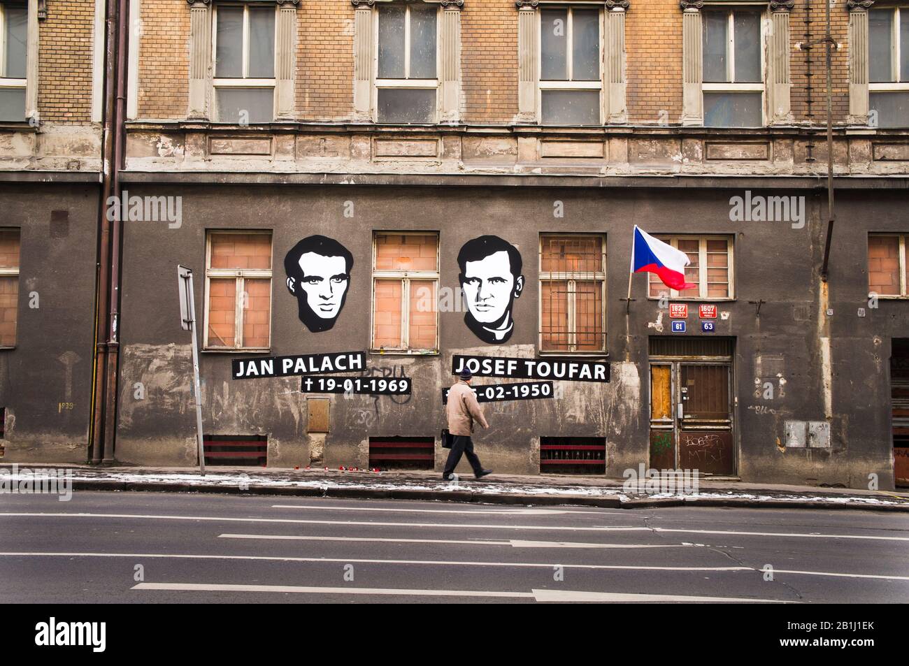 The Jan Palach and Josef Toufar Memorial by designer Otakar Dusek on ...