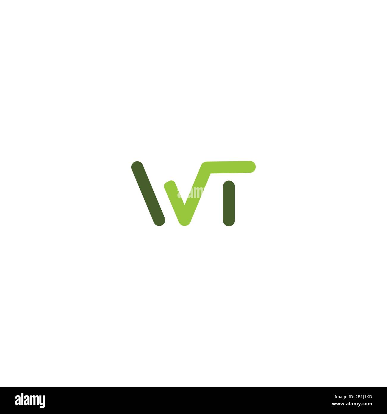 Initial letter wt logo or tw logo vector design template Stock Vector ...