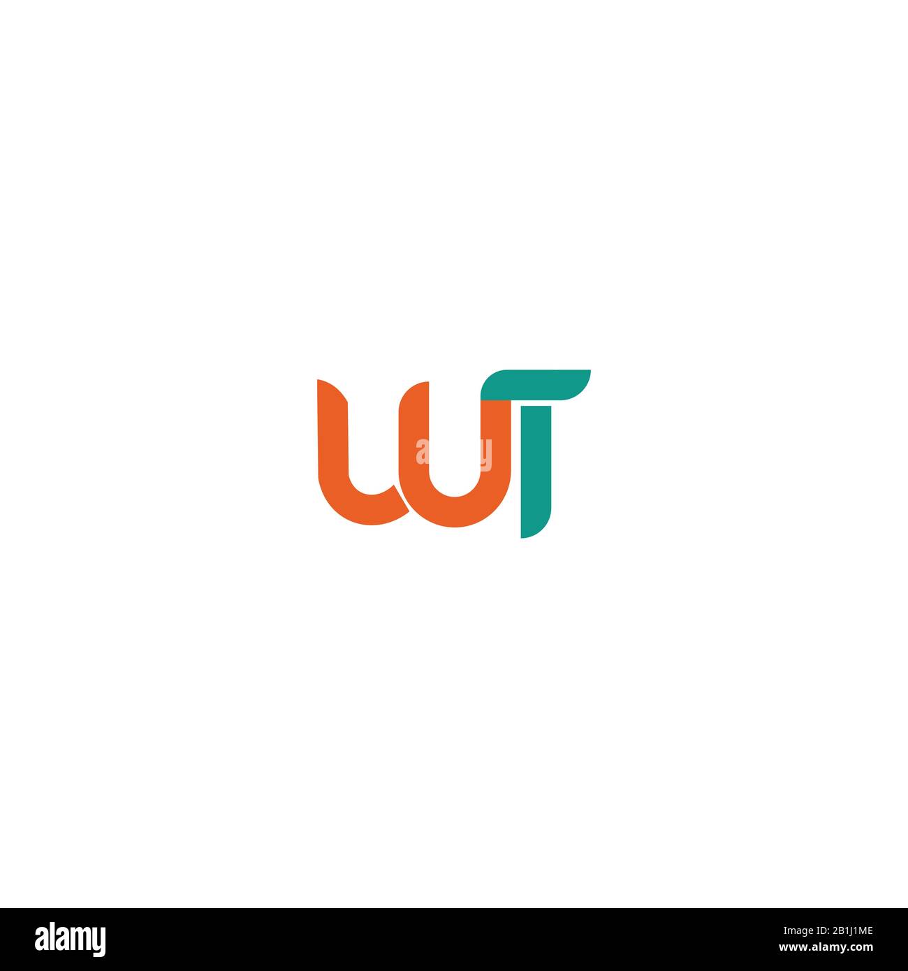 Initial letter wt logo or tw logo vector design template Stock Vector ...