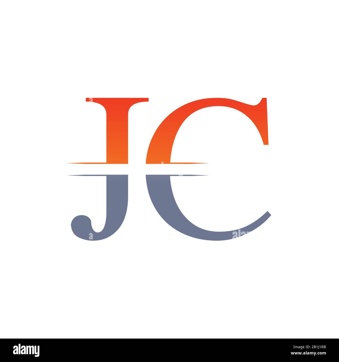 JC letter Type Logo Design vector Template. Abstract Letter JC logo Design Stock Vector Image ...