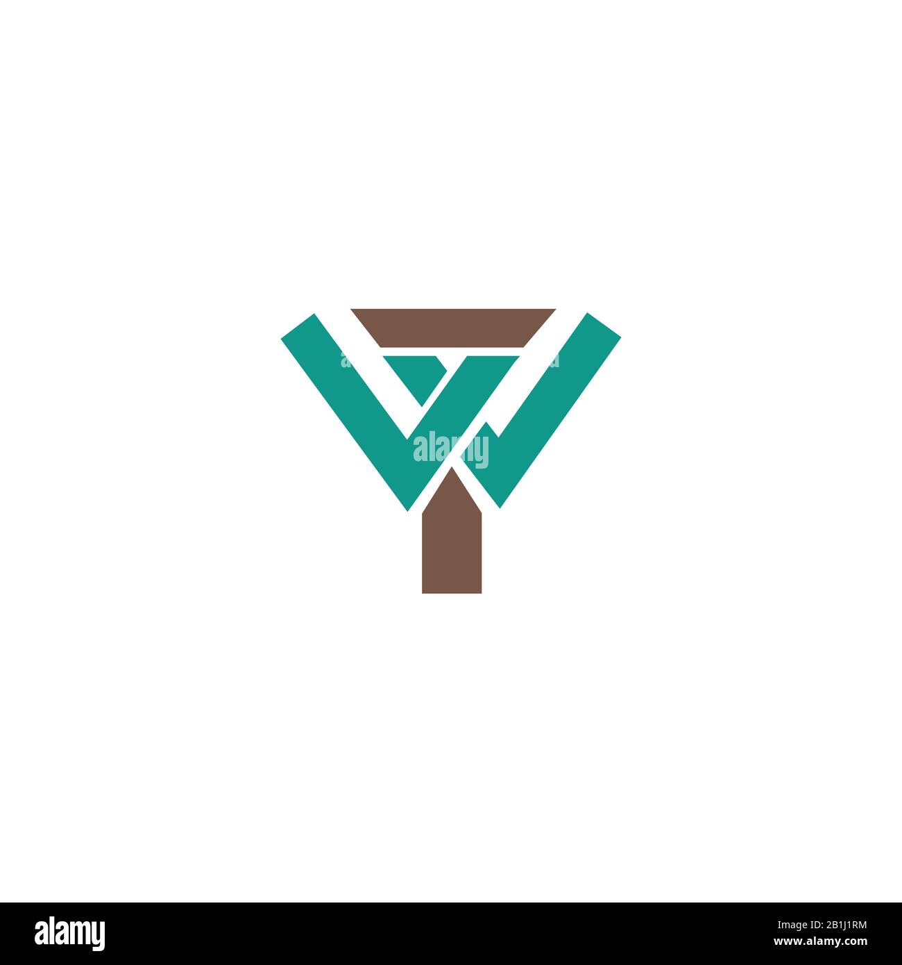 Initial letter wt logo or tw logo vector design template Stock Vector ...