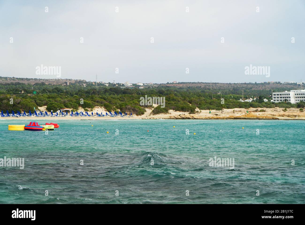 Landa Beach in Ayia Napa, Cyprus Stock Photo - Alamy