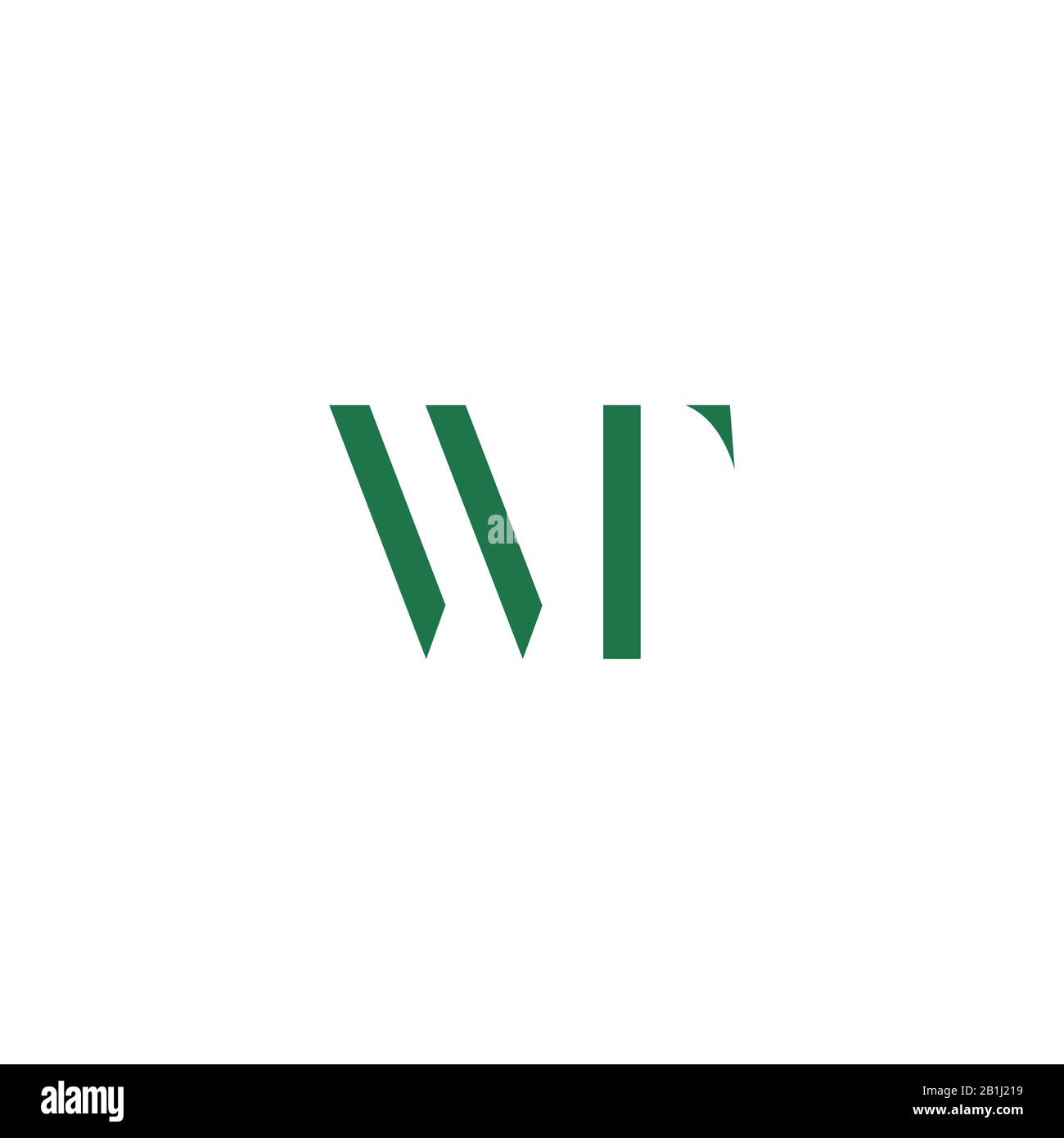 Tw letter logo Cut Out Stock Images & Pictures - Alamy