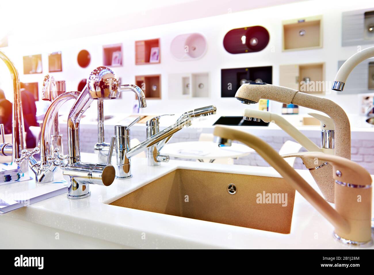 Modern kitchen exhibition hi-res stock photography and images - Alamy
