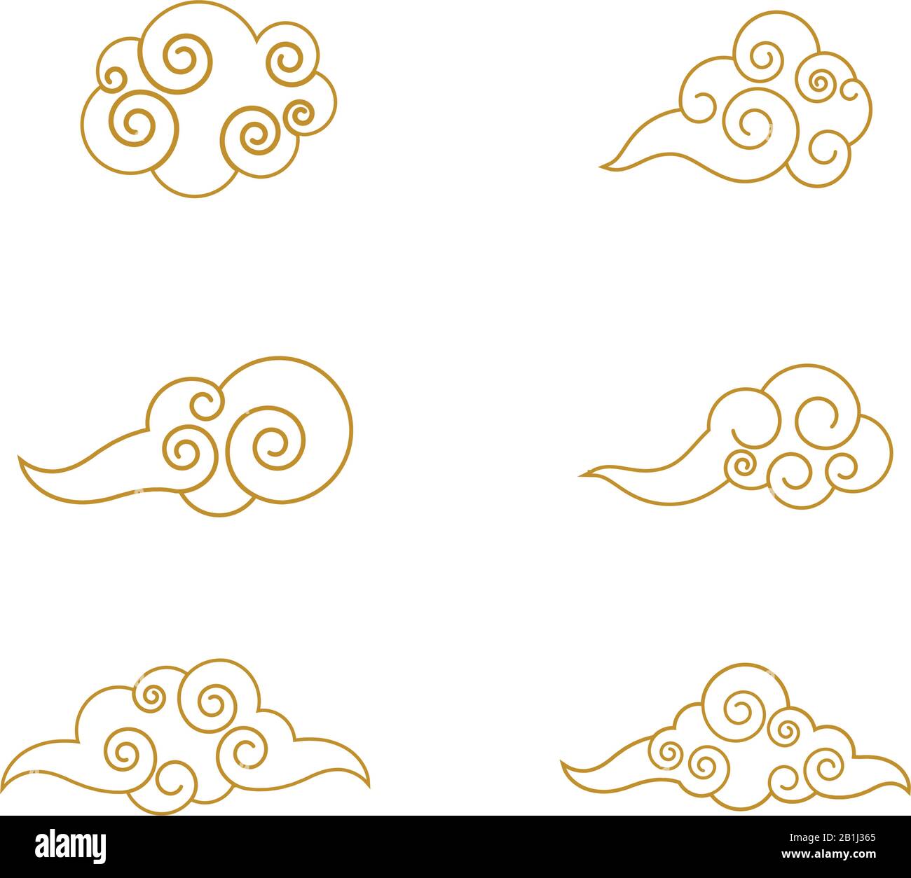 Chinese Cloud template vector icon illustration design Stock Vector ...