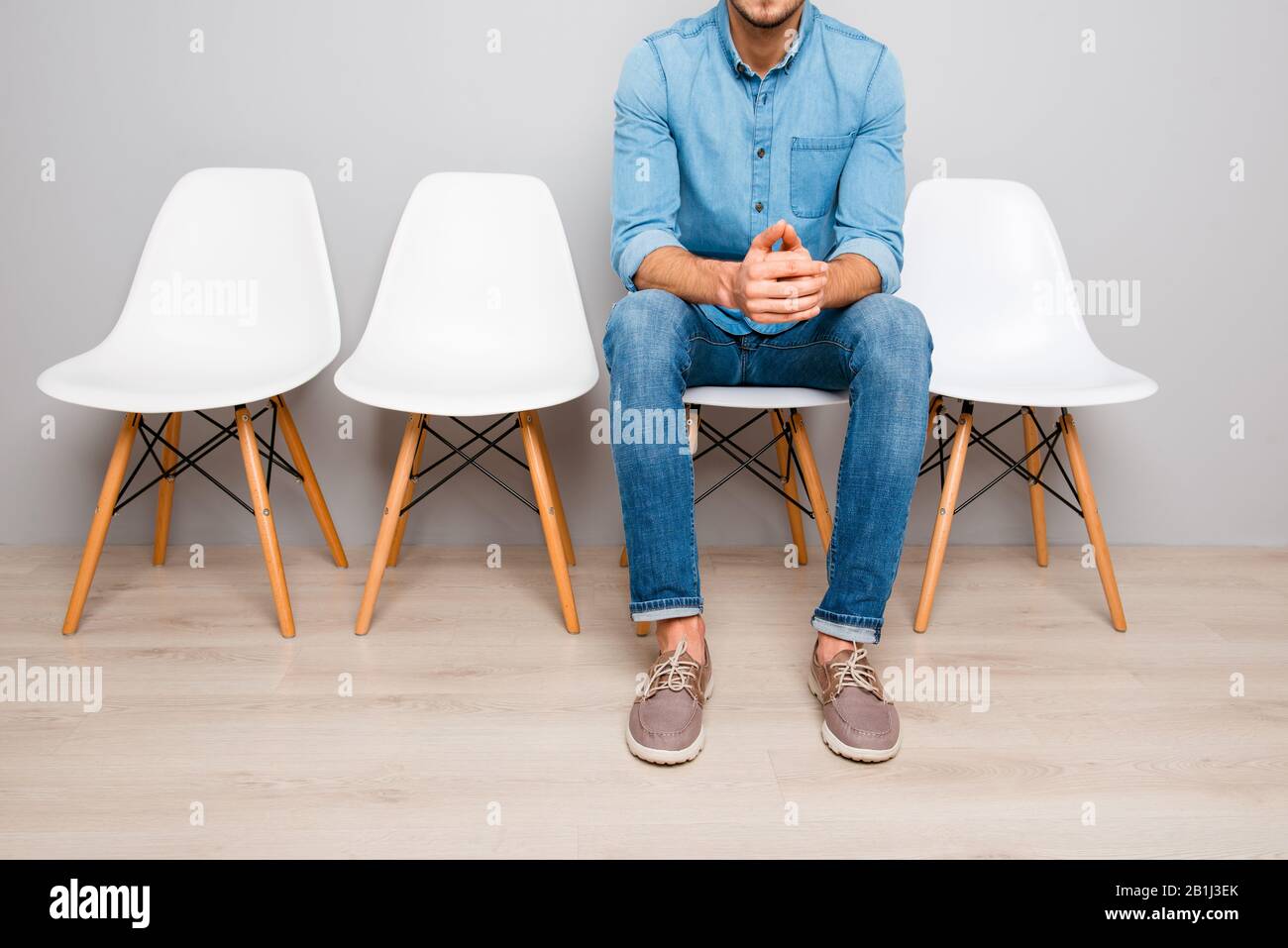 Four people waiting interview sitting hi-res stock photography and ...