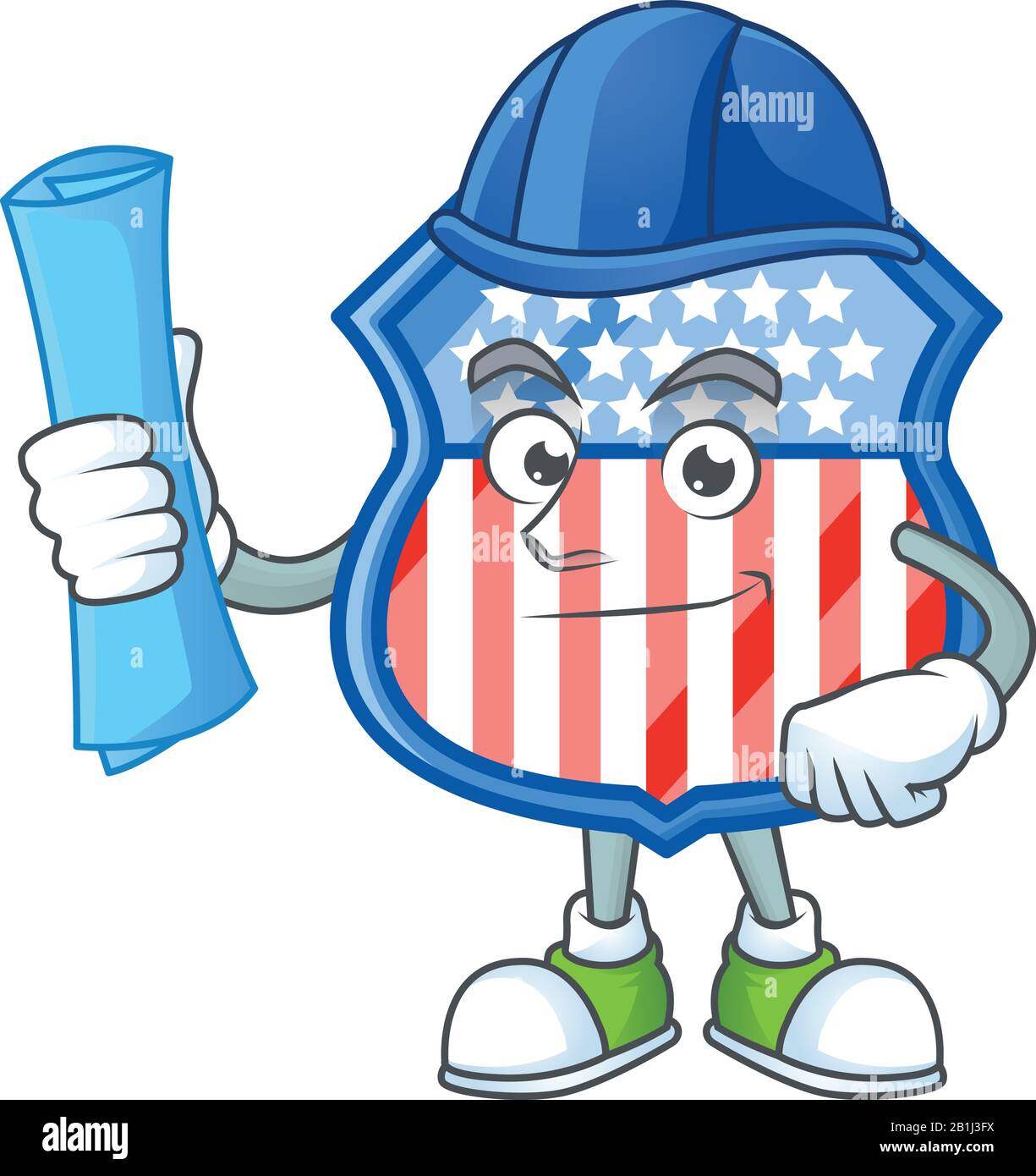 Elegant Architect shield badges USA having blue prints and blue helmet ...