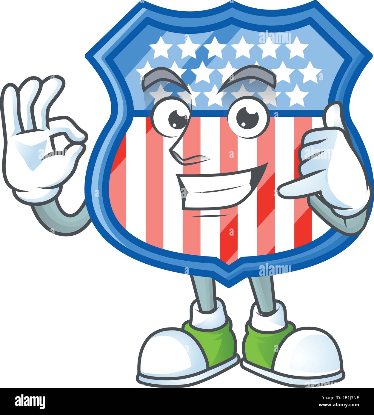 Call me funny shield badges USA mascot picture style Stock Vector Image ...