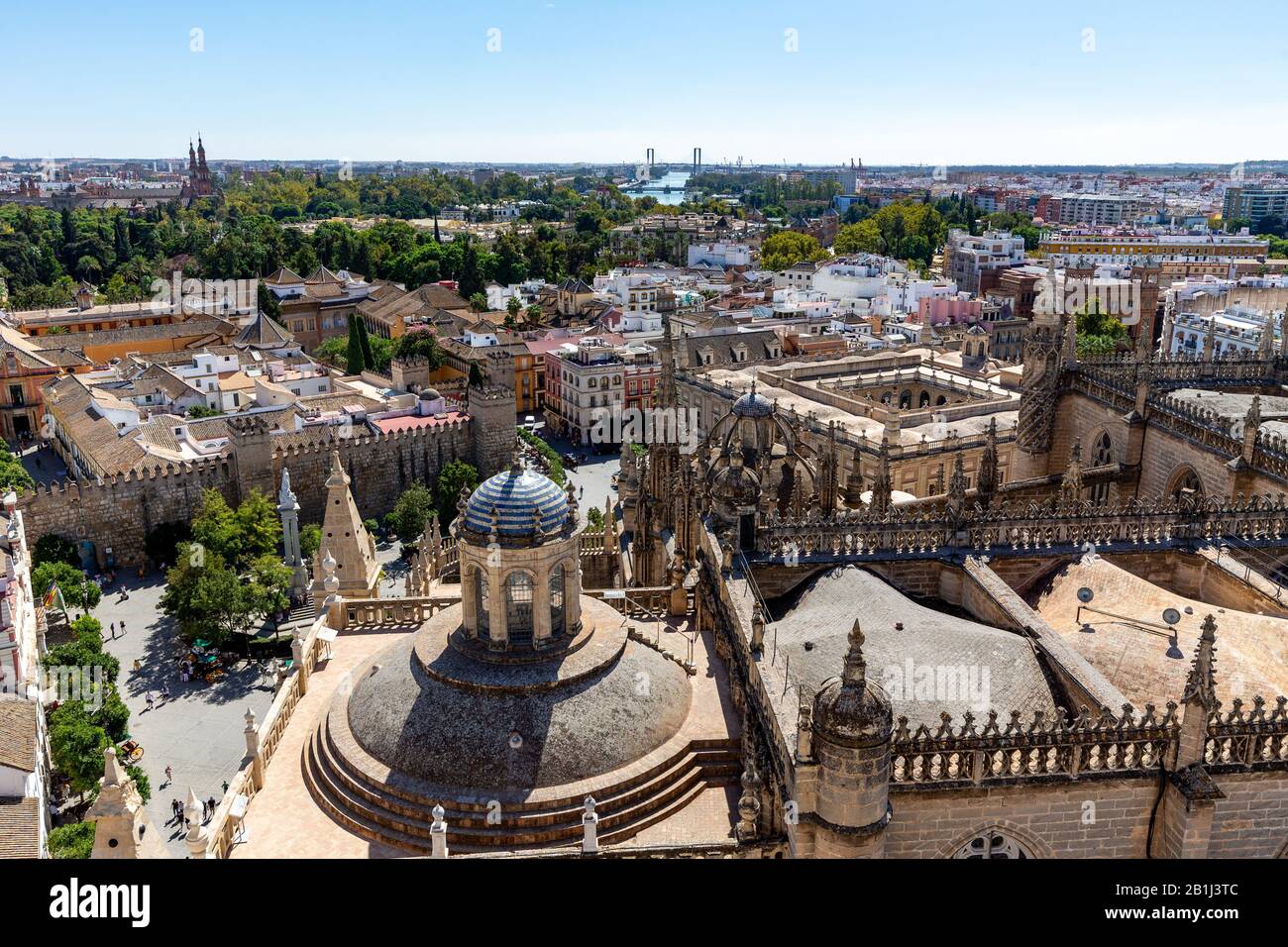 Seville spain old town skyline hi-res stock photography and images - Alamy