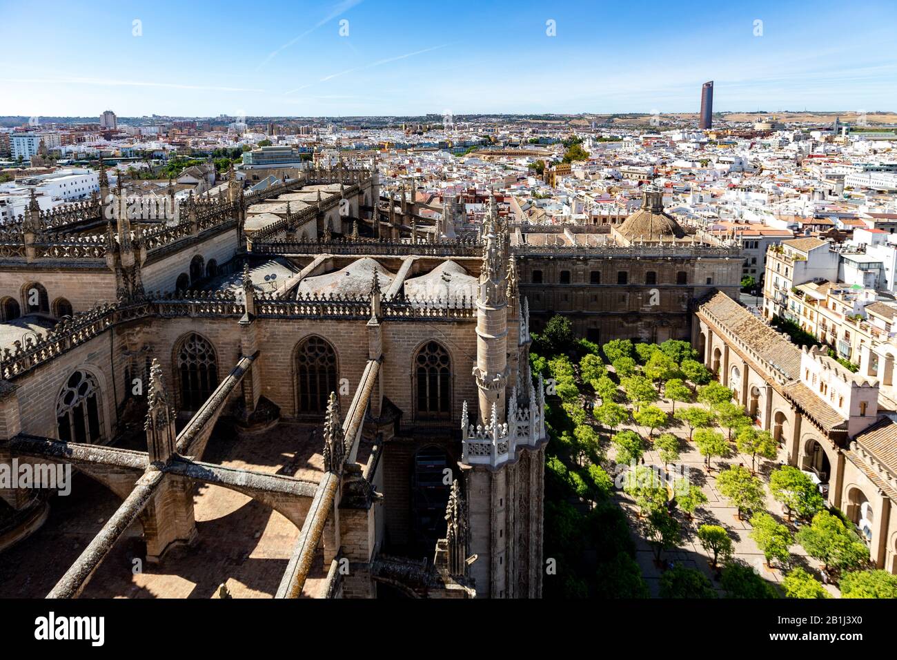 Seville spain old town skyline hi-res stock photography and images - Alamy