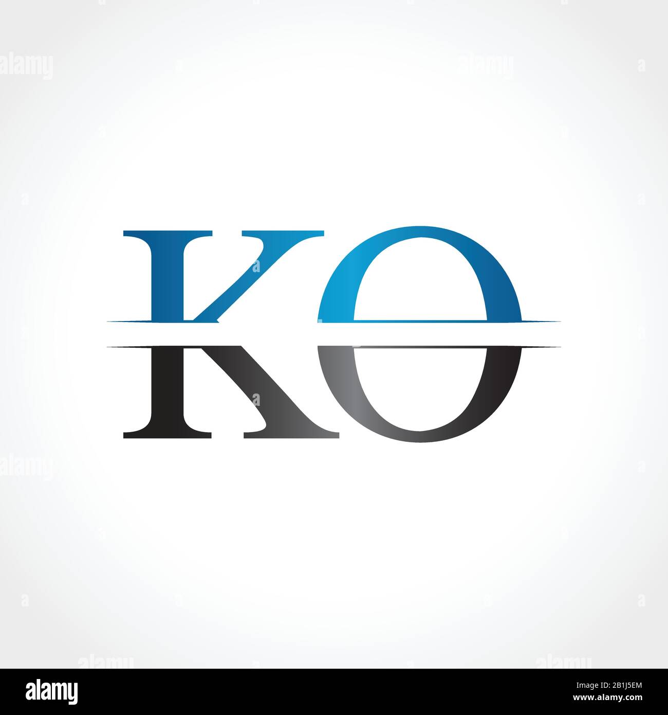 Letter ko logo hi-res stock photography and images - Alamy