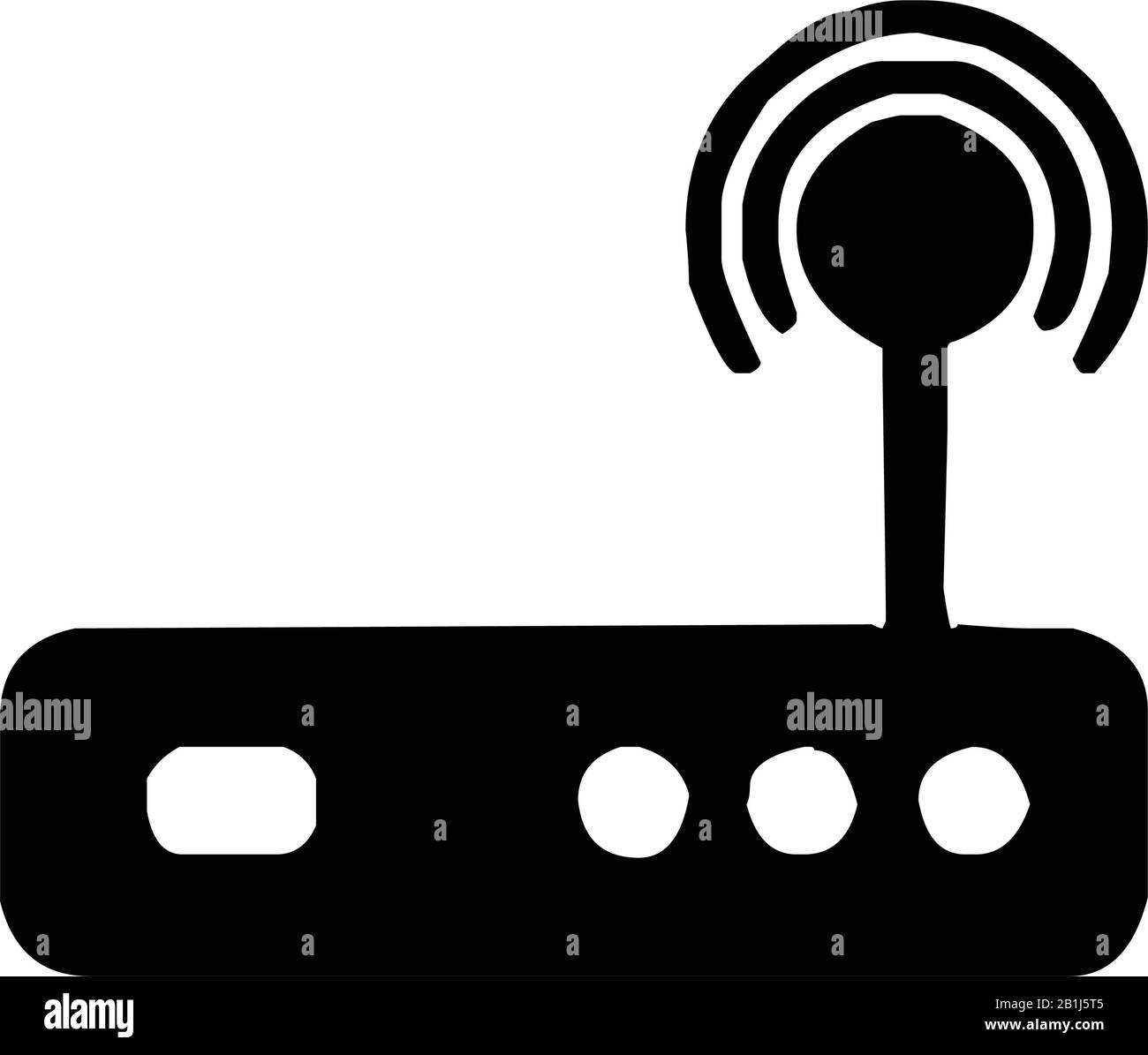wifi, wi-fi, wireless internet router silhouette, symbol, outline ...