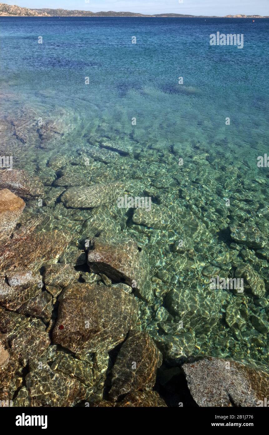Palau, Sardinia, Italy. Cala Capra beach Stock Photo - Alamy