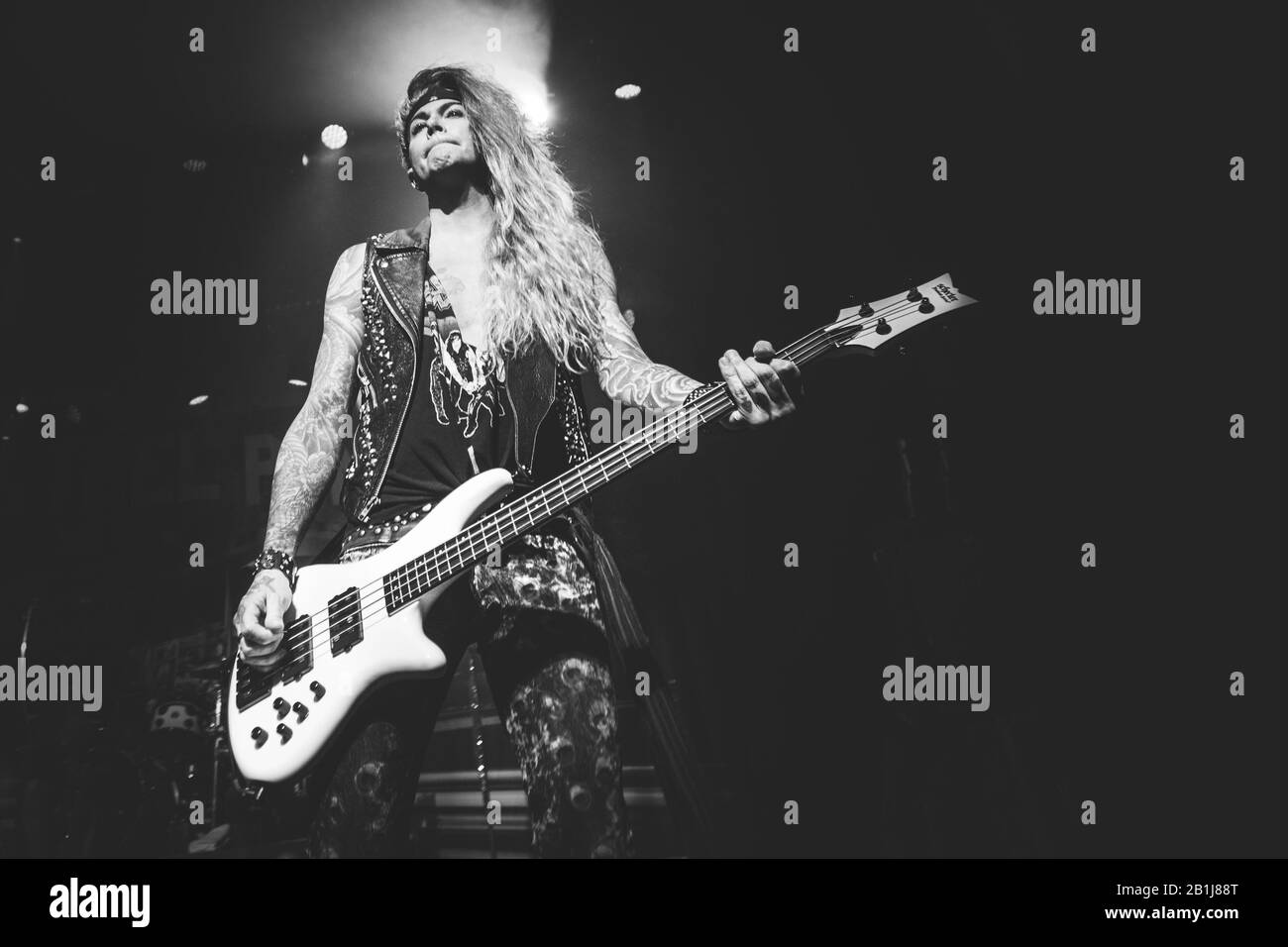 Glam metal band Black and White Stock Photos & Images - Alamy