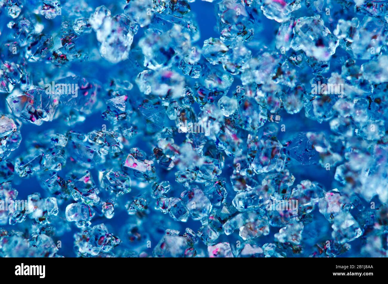 Beautiful texture of blue crystals. Winter cold Beautiful ice ...