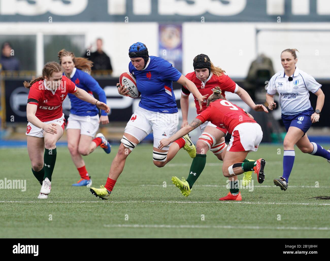 Audrey Forlani (France) Seen in action during the Womens Six Nations ...
