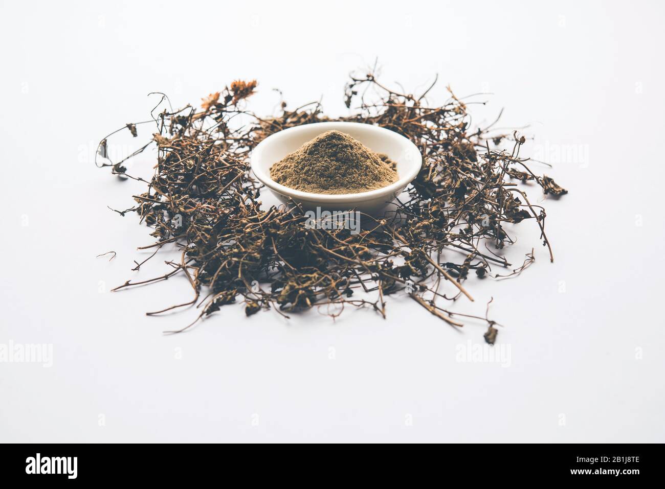 Organic Maha Bhringraj ayurvedic powder Stock Photo - Alamy